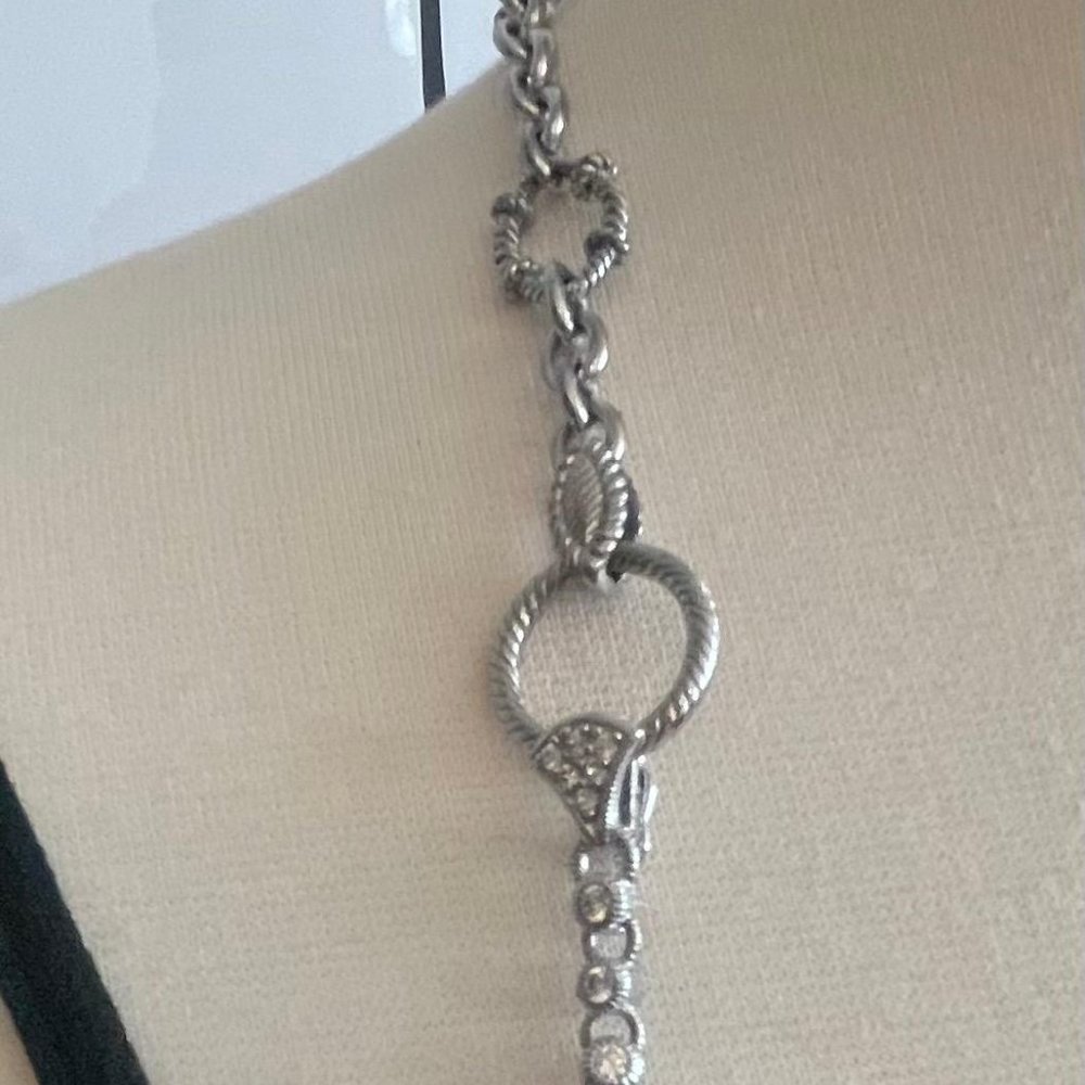 Judith Ripka Necklace & Enhancer - Gem